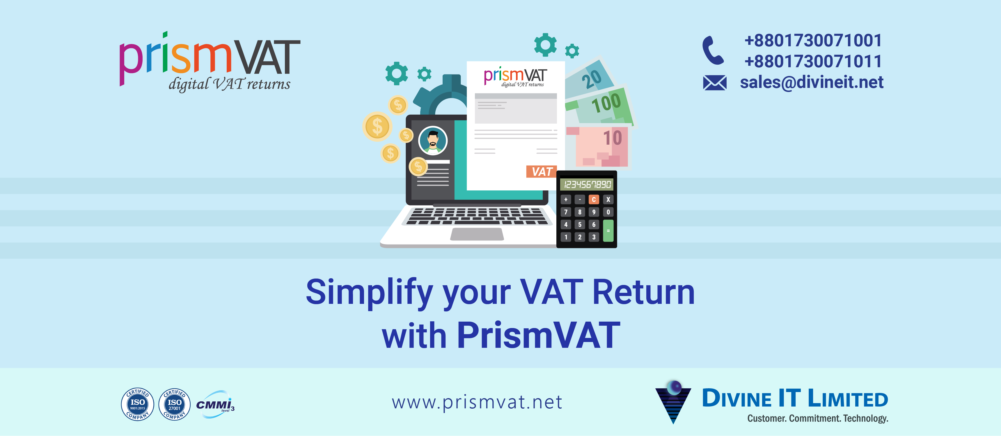 NBR Approved VAT Management Software by Divine IT Limited - prismvat.net